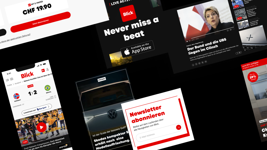 Swiss Media Brand Blick Partners with Code and Theory for ...