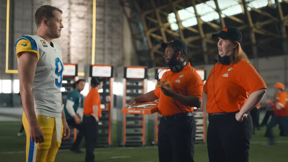 Little Caesars Goes through NFL Training in Campaign Featuring Quarterback Matthew Stafford ...