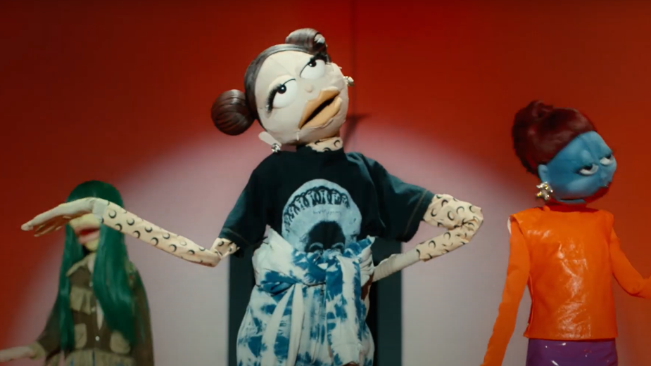 Puppets Made from Pre-Loved Clothing Strut the Catwalk in Vestiaire ...