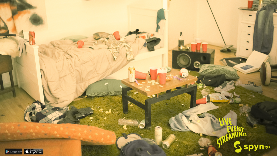 Print Campaign Shows the 'Aftermath' of SPYNtyx's Live Event Streaming During Lockdown | LBBOnline