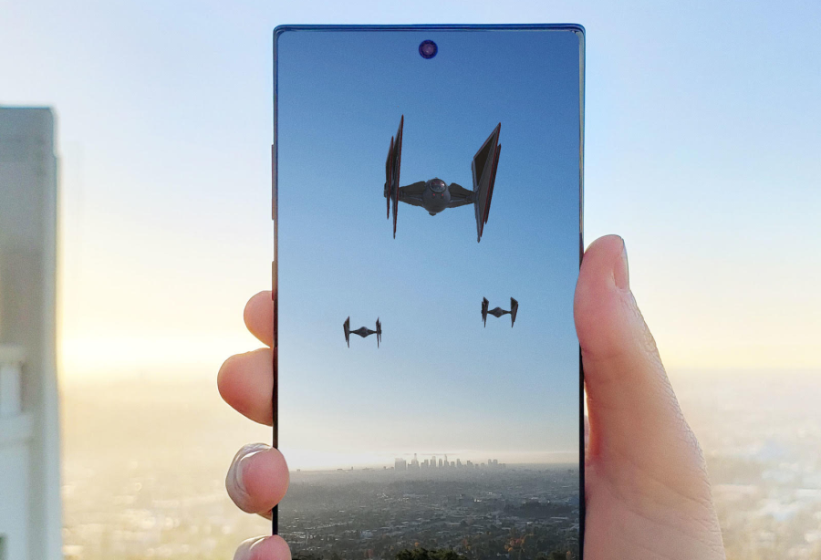 Starships Invade the Sky in Samsung's Star Wars AR Experience | LBBOnline
