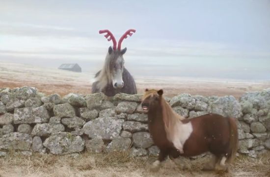 Three's Moonwalking Pony Gets Festive | LBBOnline