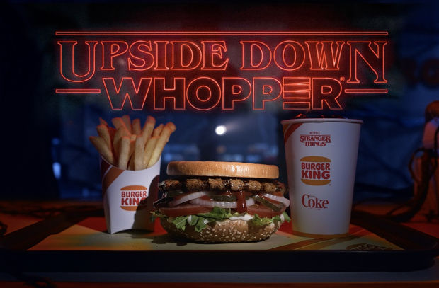 Burger King Prepares for Stranger Things with Upside Down Whopper | LBBOnline