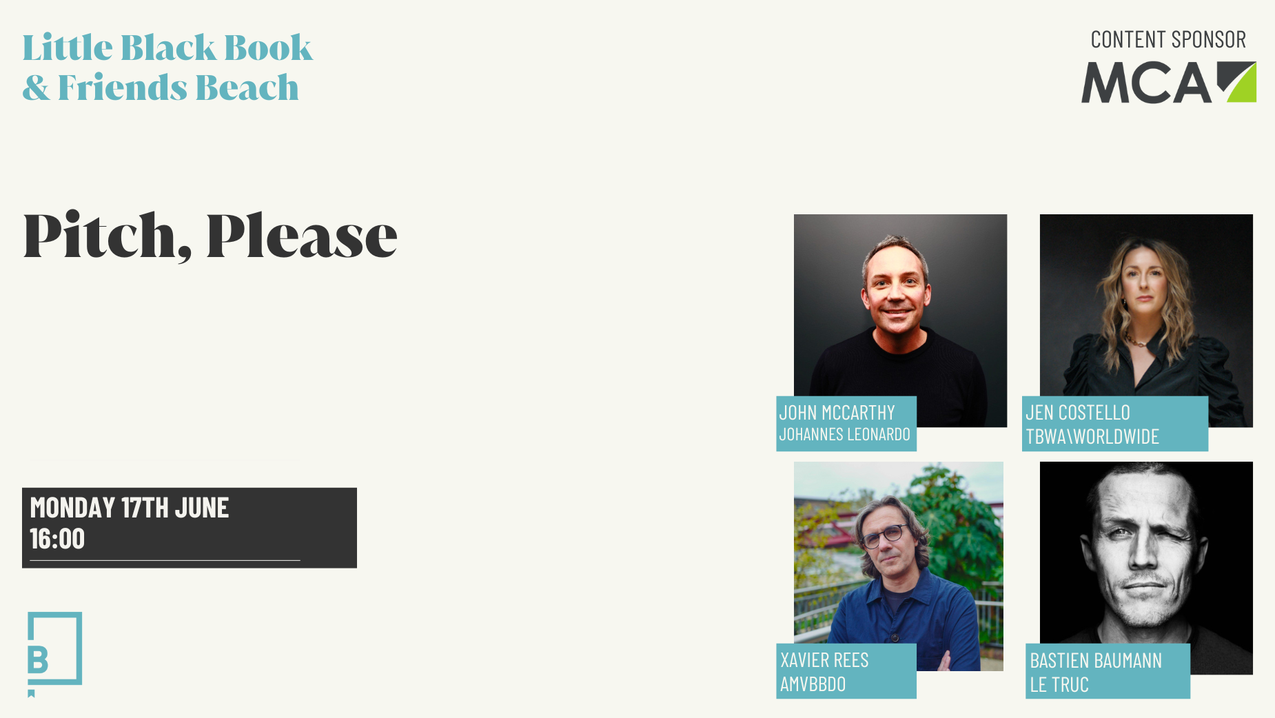 Meet The Panellists: Pitch, Please | LBBOnline