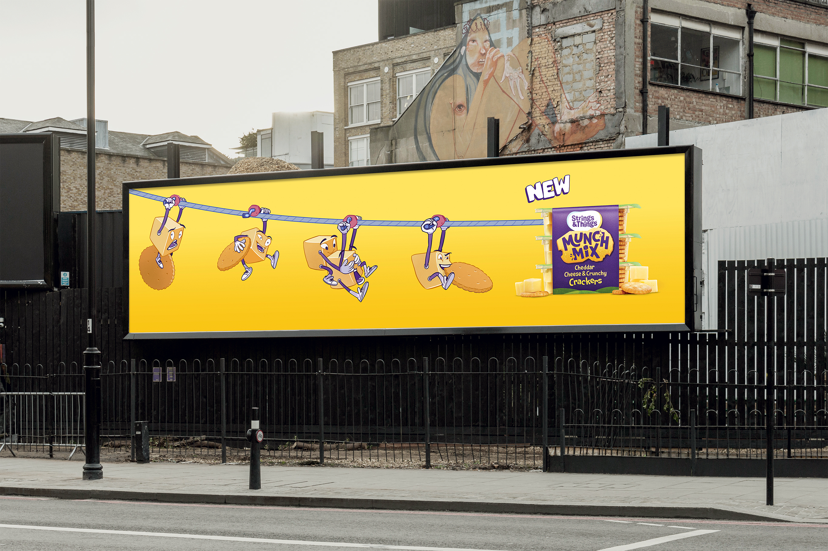 Cheese Cubes Come to Life in Strings & Things' Whimsical Munch Mix ...