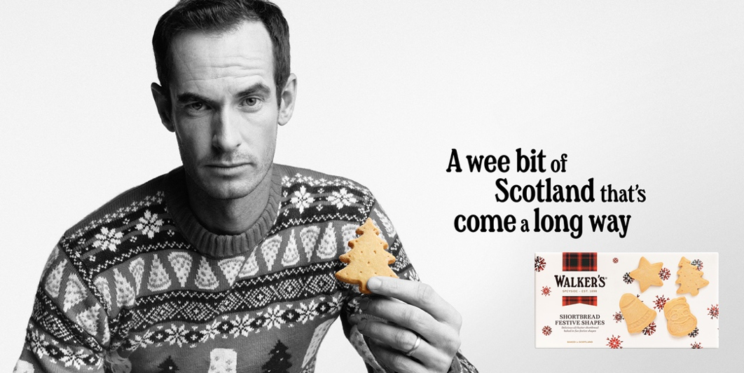 Andy Murray Serves Up Deadpan Christmas as Walker’s Shortbread Gets ...