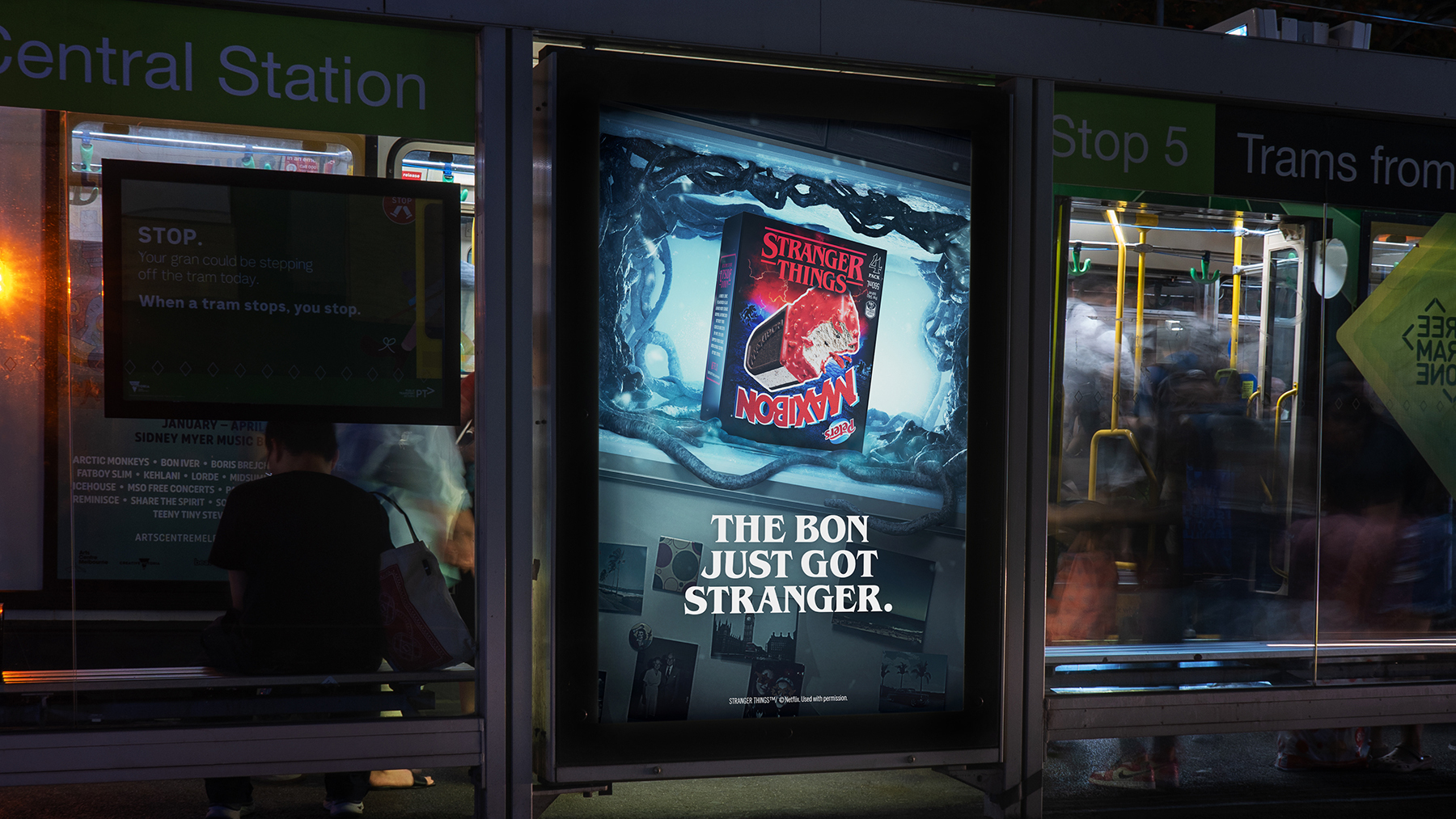 Maxibon Teases Stranger Things Fans With The Upside 'Bon | LBBOnline