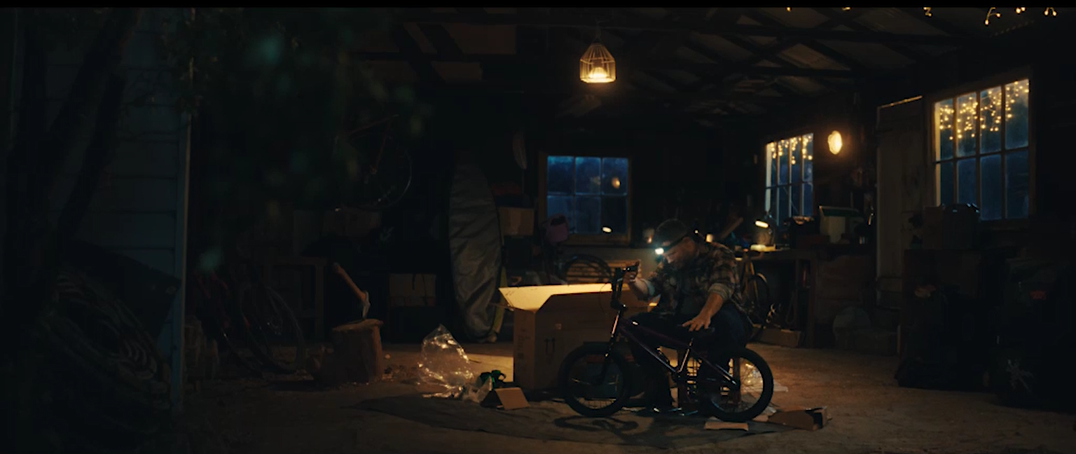 Dad Helps Adult Son Build Bike in Touching St Lukes Christmas Spot | LBBOnline