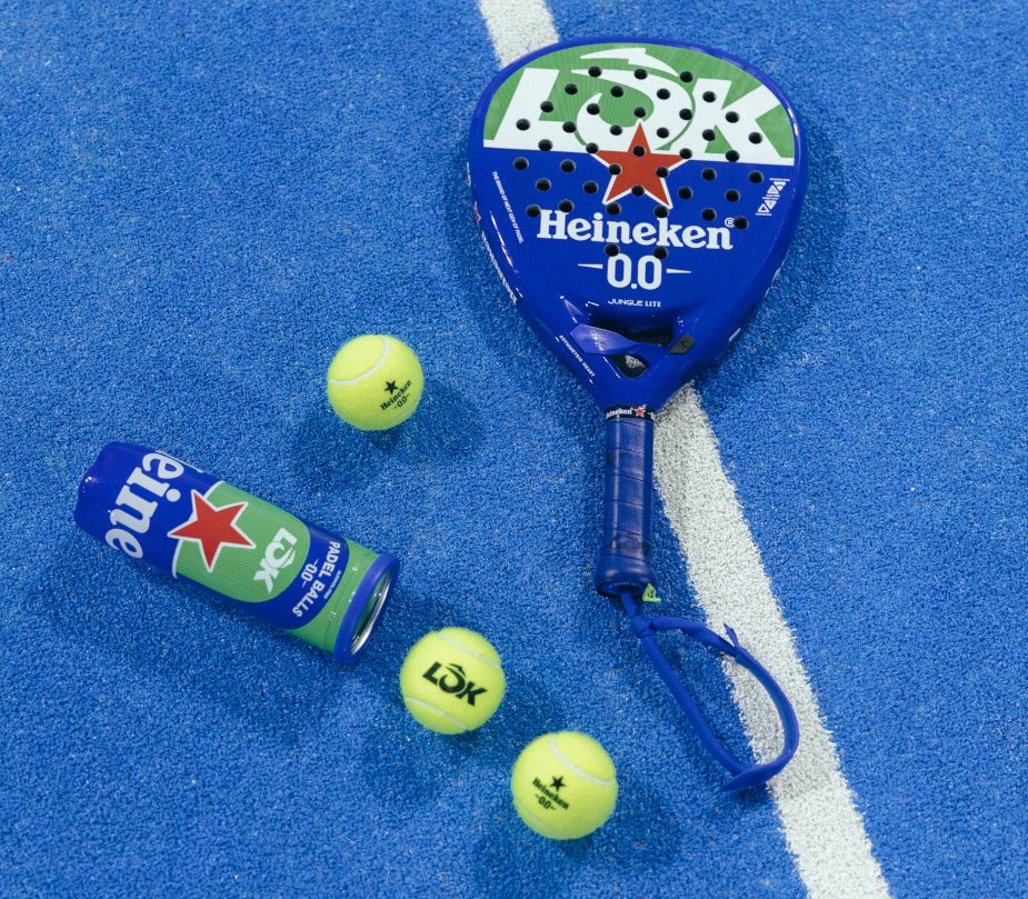 Heineken® 0.0 X LÕK Serve up World’s First Padel Racket with Built-in ...