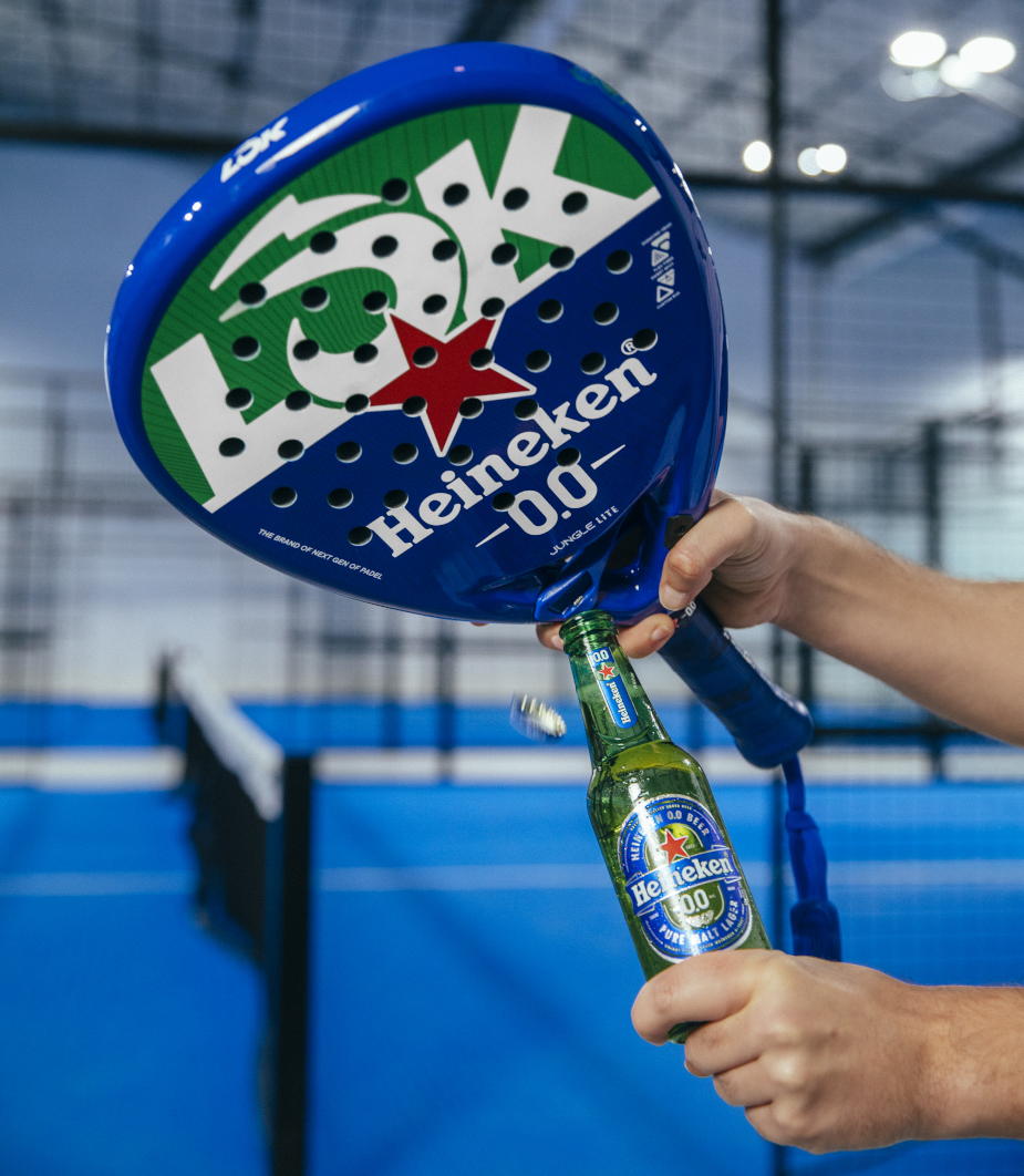 Heineken® 0.0 X LÕK Serve up World’s First Padel Racket with Built-in ...