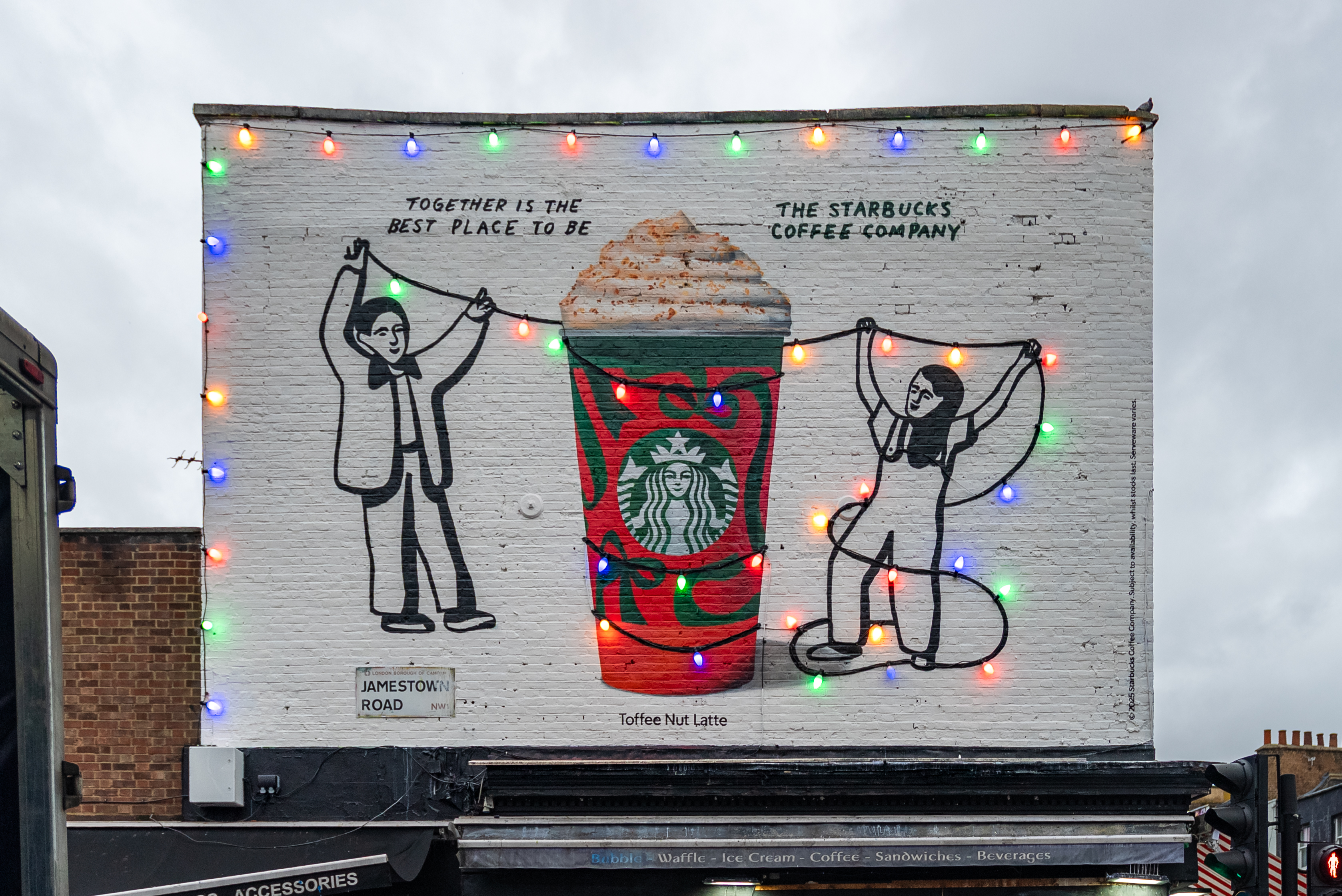 Starbucks Spreads Holiday Cheer with ‘Drawn Together’ OOH Builds ...
