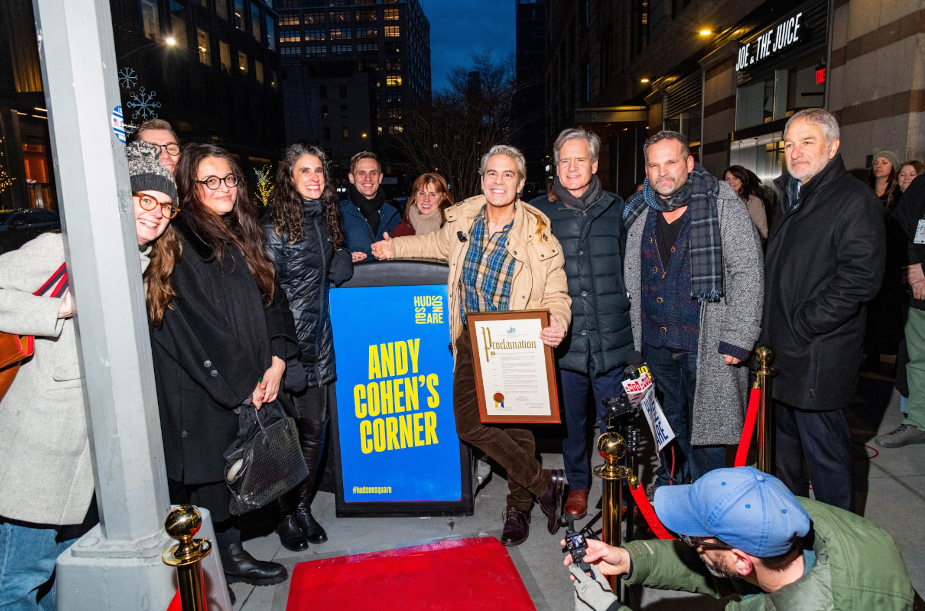 New York's Hudson Square Gives Andy Cohen His Own Trash Can | LBBOnline