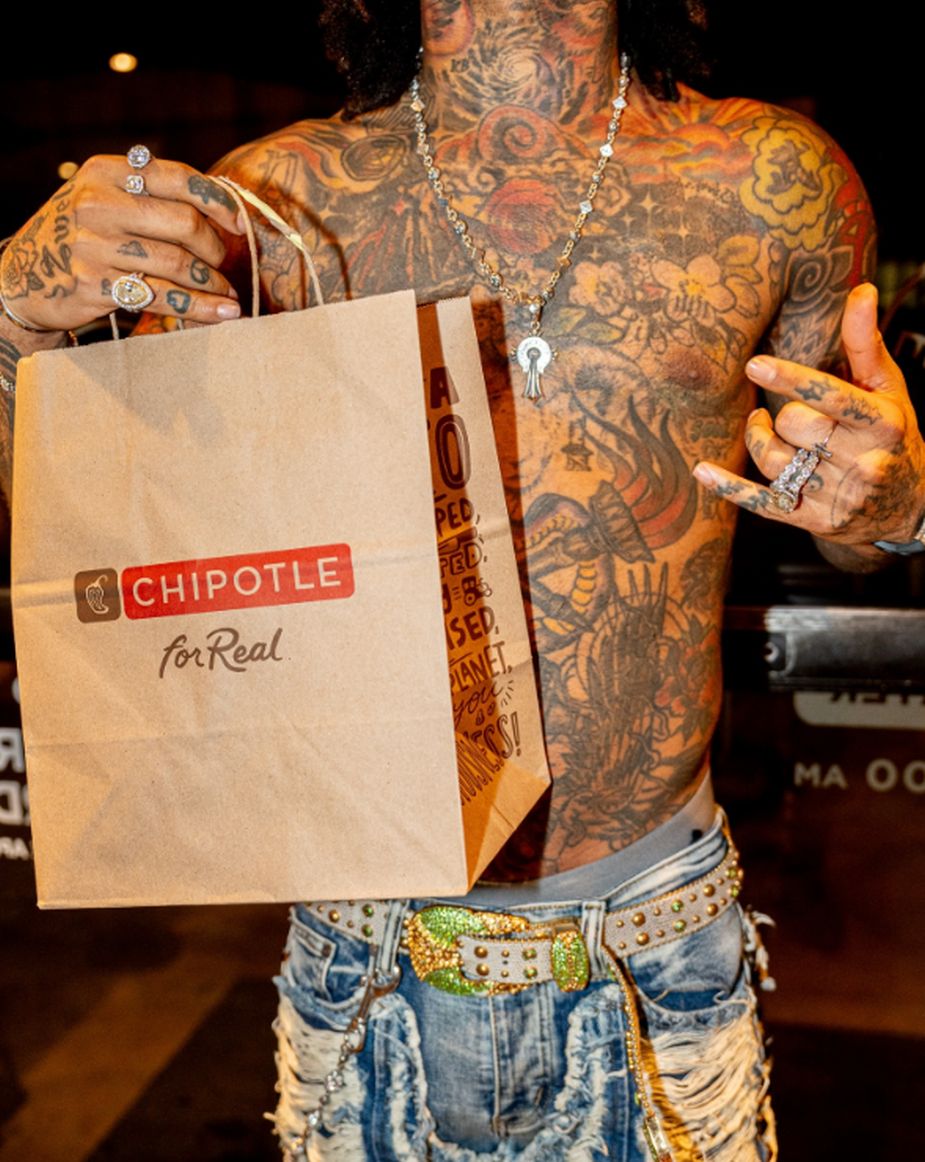 Chipotle Revives 'Tatted Like a Chipotle Bag' BOGO with Swae Lee ...