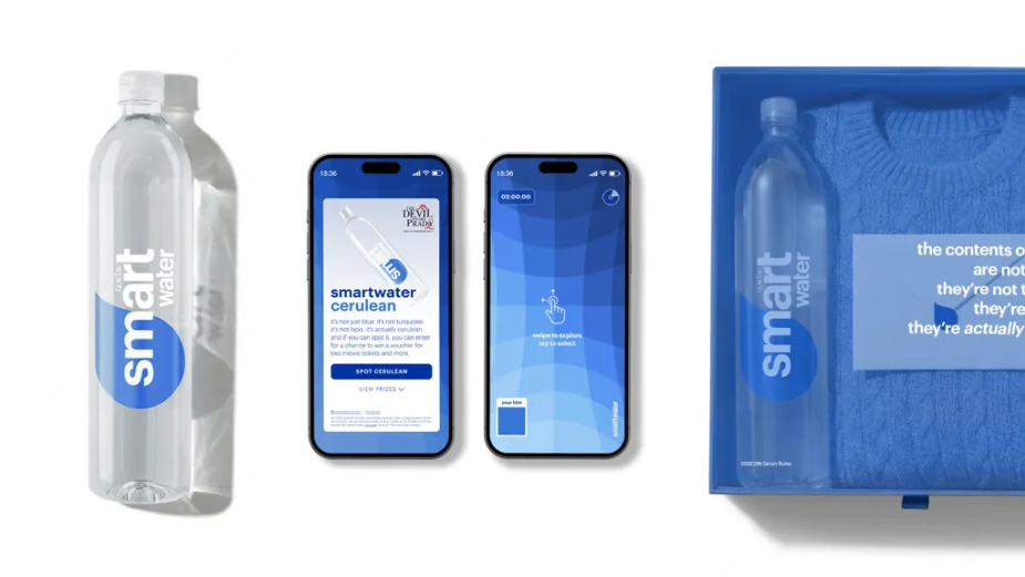 smartwater Challenges Fans to Spot Cerulean for 'The Devil Wears Prada ...