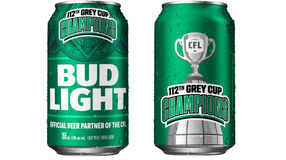 Bud Light Hails Upcoming CFL Season with ‘112th Grey Cup Champion Can ...